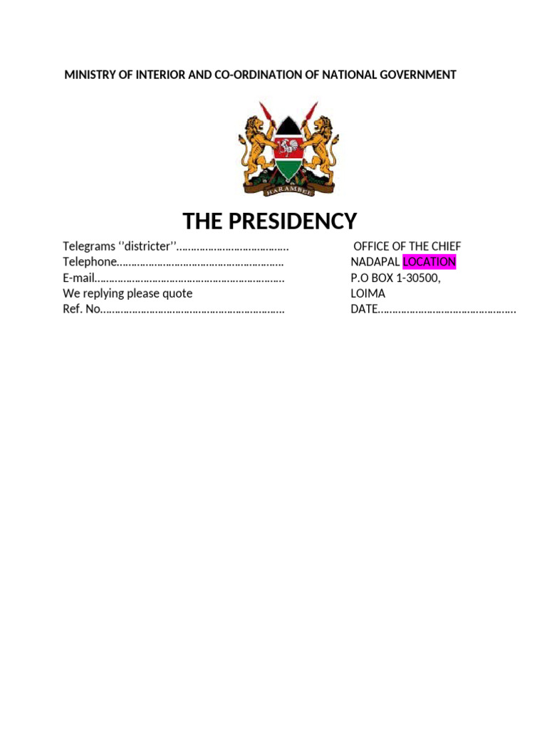 Ministry of Interior and Co | PDF