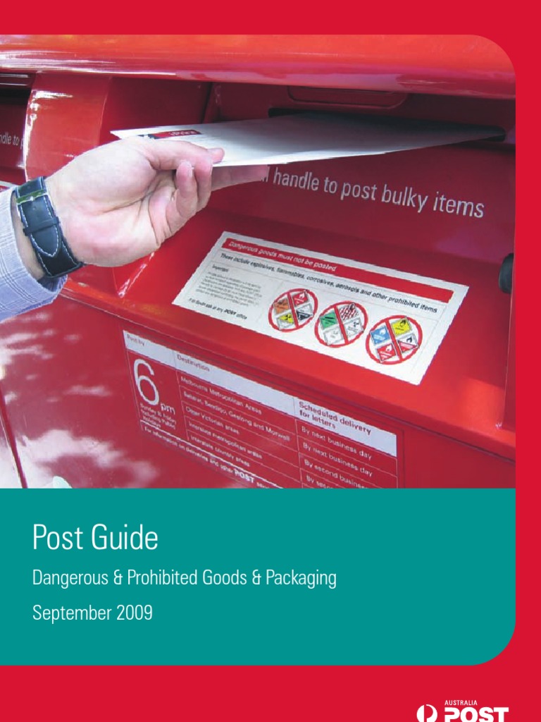 Dangerous Prohibited Goods Packaging Post Guide | PDF | Flammability ...