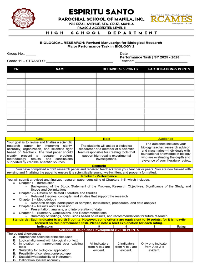 Biology Major Quarter 4 | PDF | Accuracy And Precision | Methodology