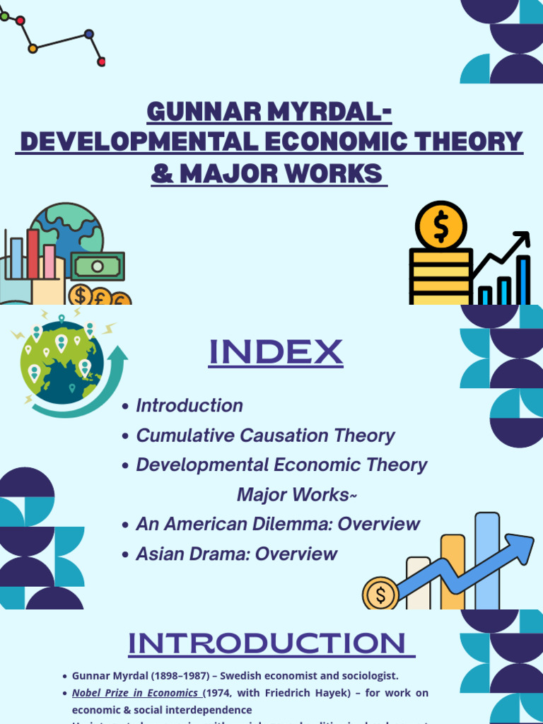 Gunnar Myrdal - Developmental Economic Theory and Major Works | PDF ...