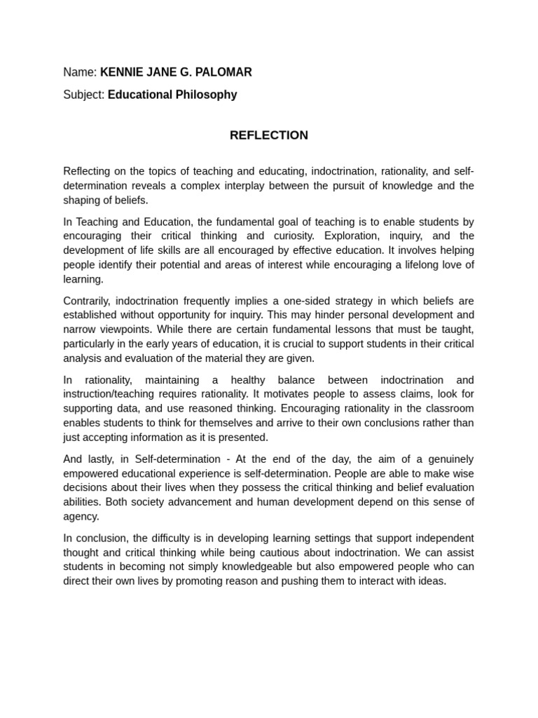 g3 Reflection | PDF