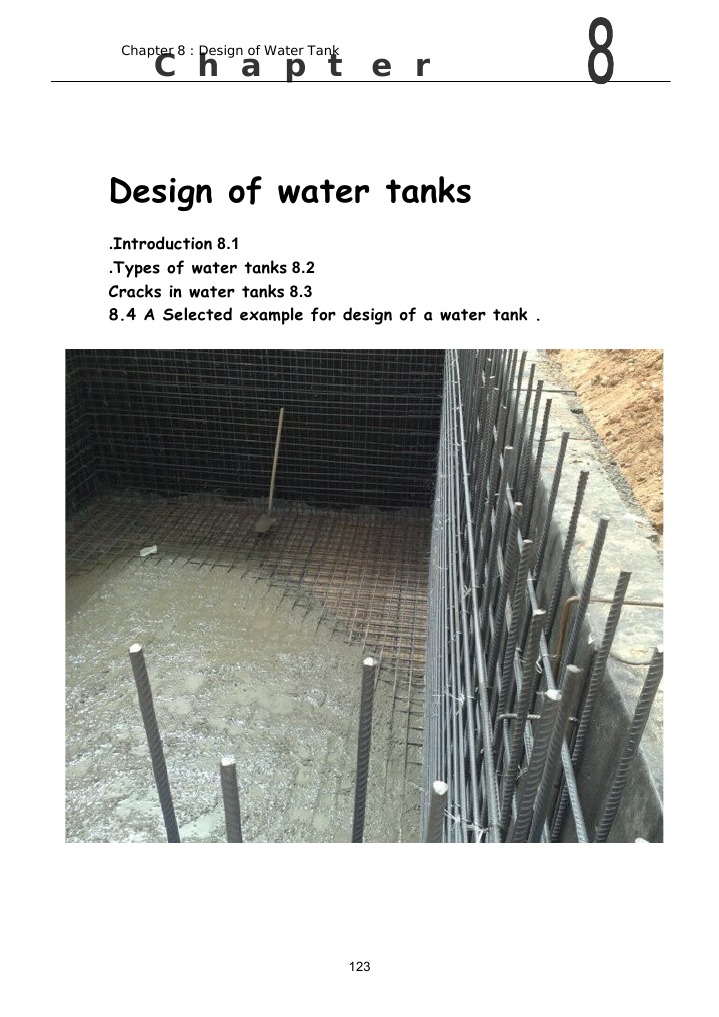 Concrete Tank Design Example