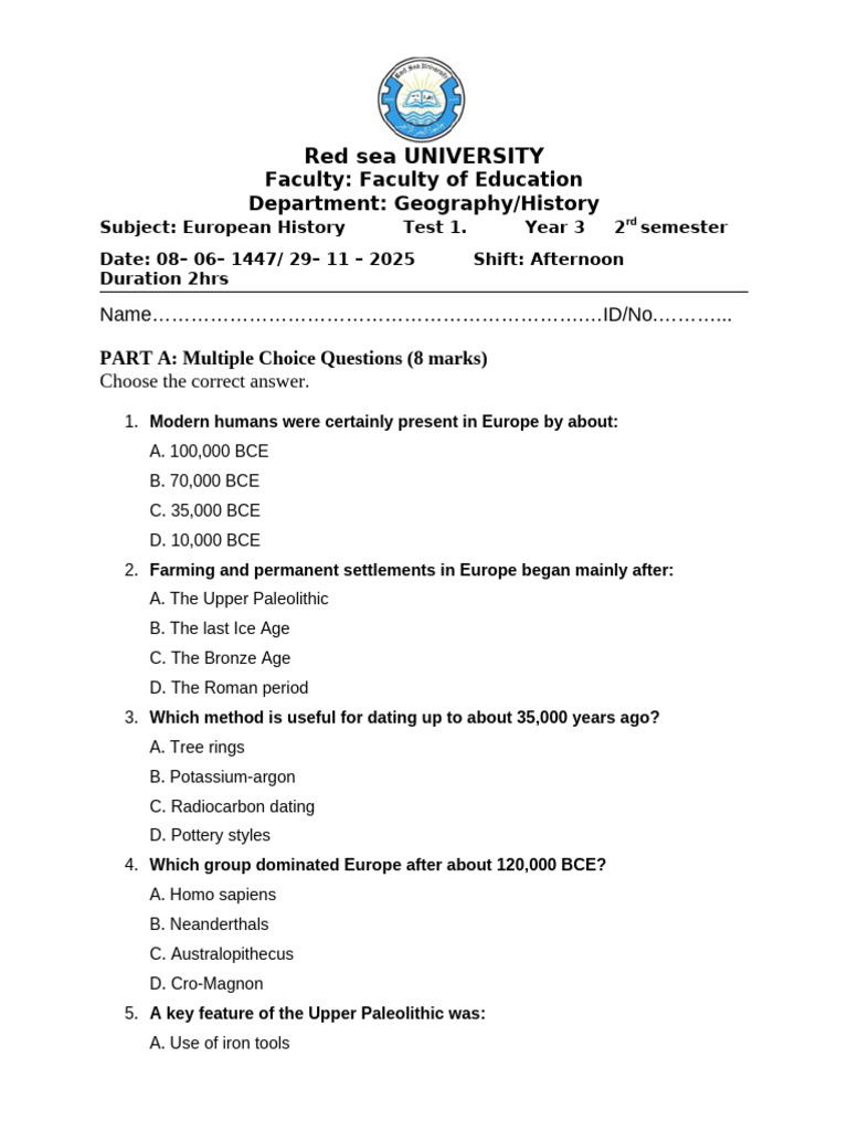 Rural & Urban Regional Dev. Exam | PDF