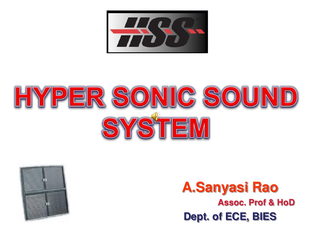Hyper Sonic Sound System - Presentation - Asrao | PDF | Loudspeaker | Sound