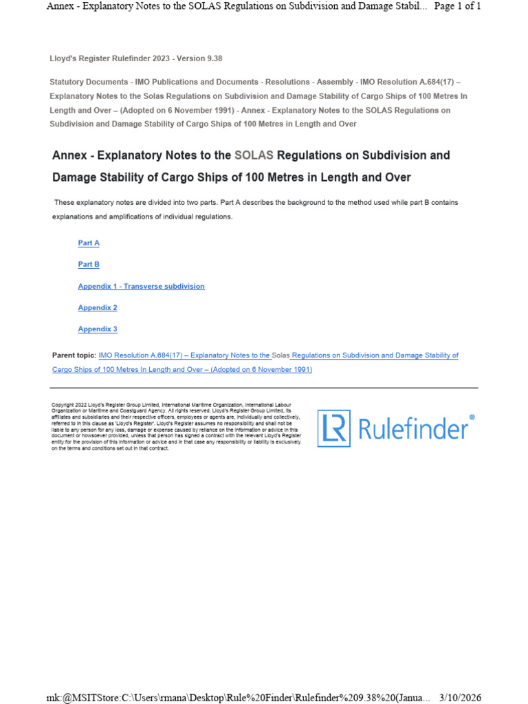 Annex - Explanatory Notes | PDF
