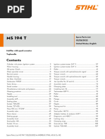 MS 382 Spare Parts List Overview | PDF | Piston | Screw