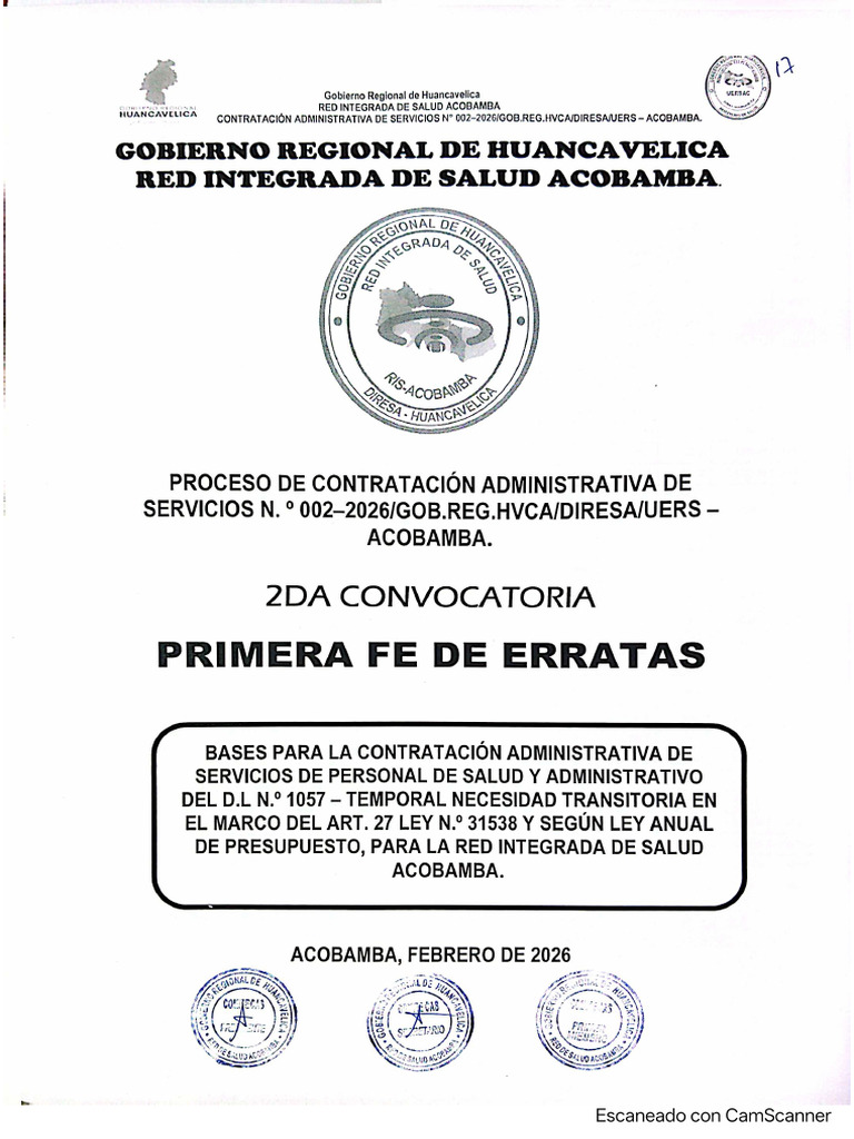 Primera-FE-DE-ERRATAS-20-02-2026-18.11 | PDF