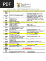 Final Timetable 2025 | PDF