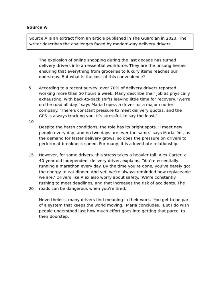 GCSE English Language Paper 2 Mini-Mock Papers | PDF | Libraries | Coral