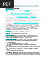One Point Lesson Template Guide | PDF