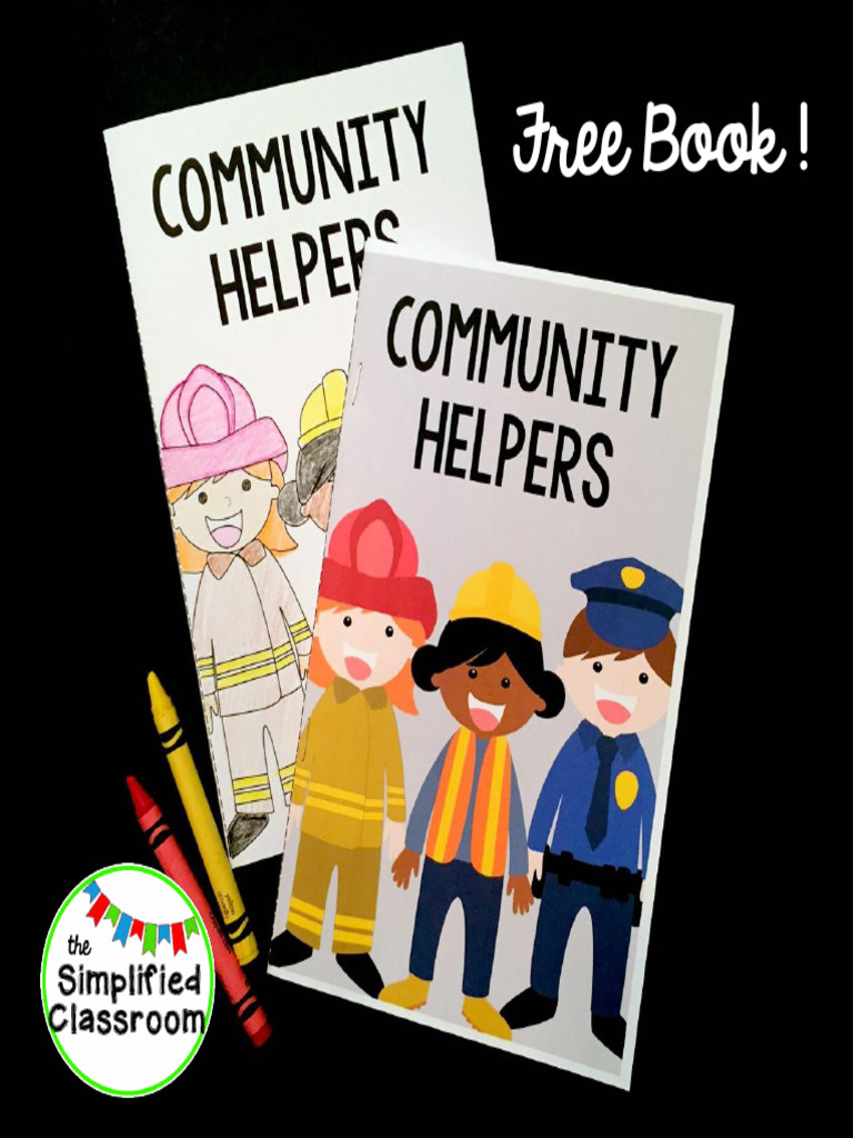 Community Helpers Easy Reader Book Freebie | PDF