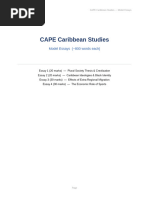 CXC CSEC Timetable May-June 2025 | PDF
