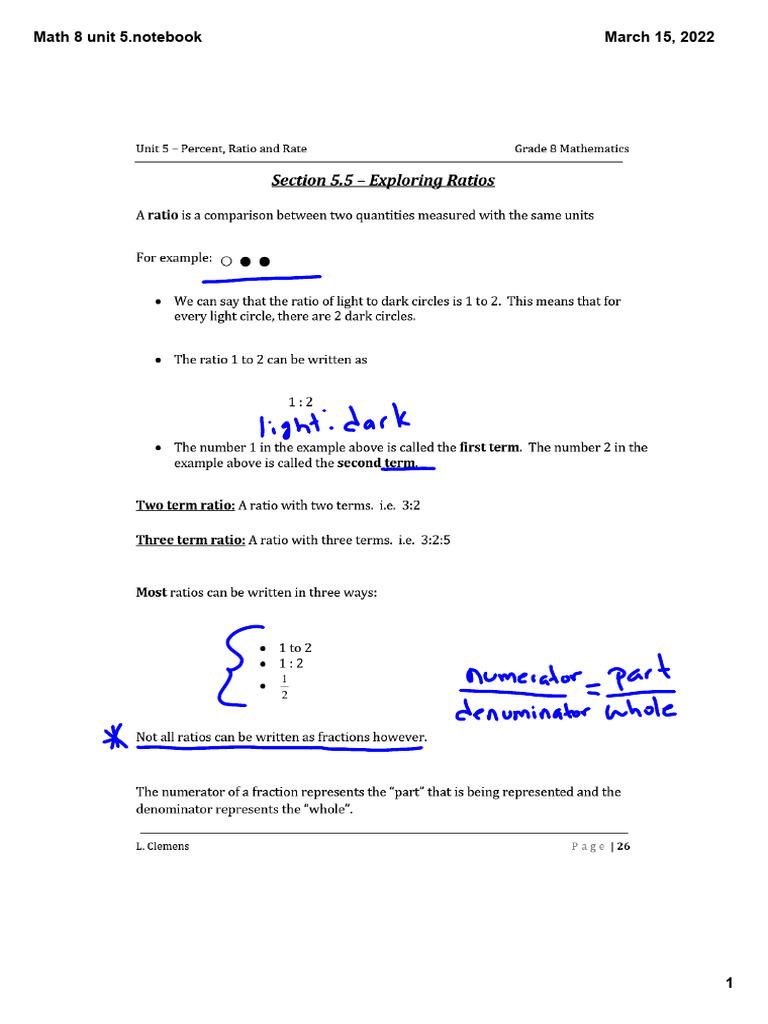 Section 5.5 math 8 | PDF