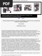 Jim Cummins' Theories on Bilingualism | PDF | First Language | Minority ...