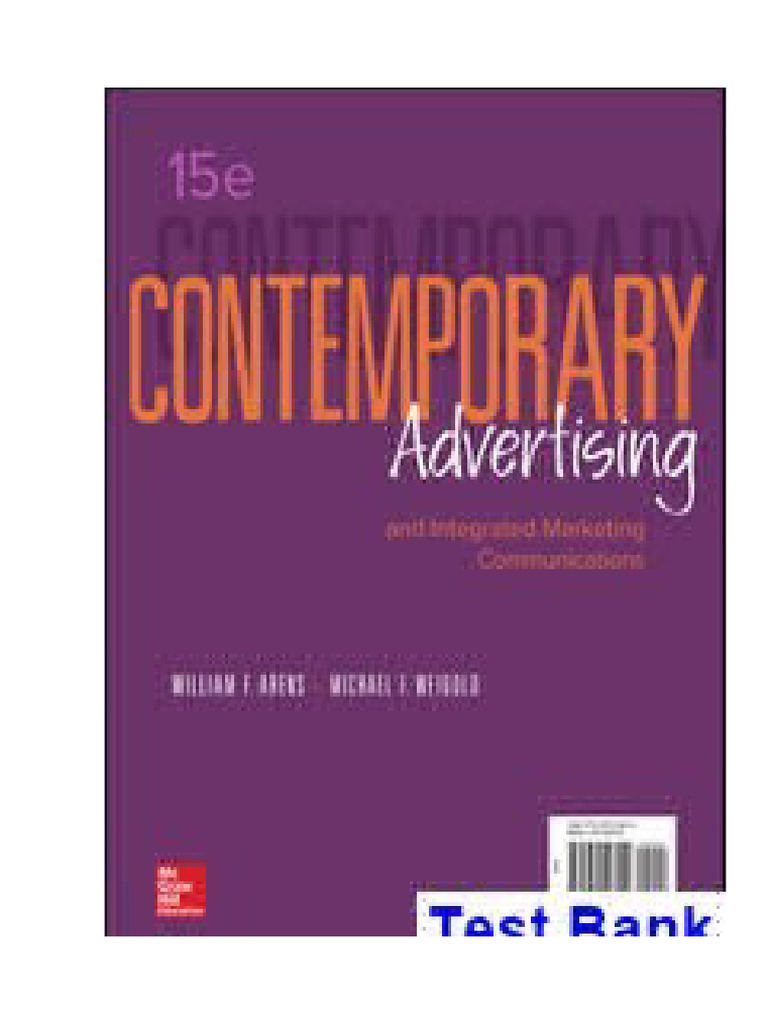 Contemporary Advertising and Integrated Marketing Communications 15th ...