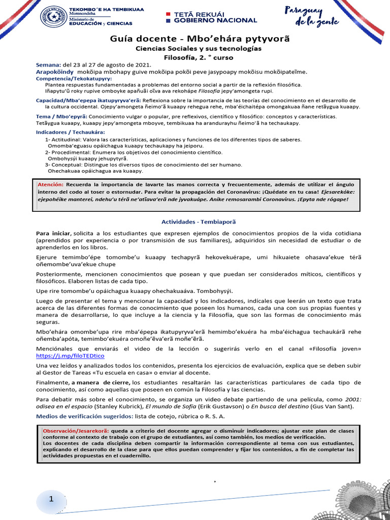 CLASE 3 B | PDF | Conocimiento | Hipótesis