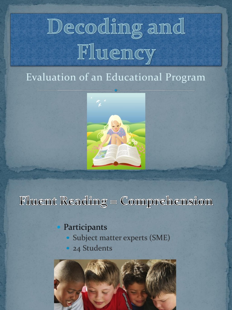 Decoding and Fluency | PDF | Quality Of Life | Mental Processes