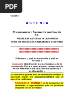Astenia y Adinamia: Definición y Causas | PDF | Debilidad | Hepatitis