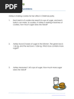 Year 6 Maths: Cake Problem Solving | PDF | Cakes | Pancake