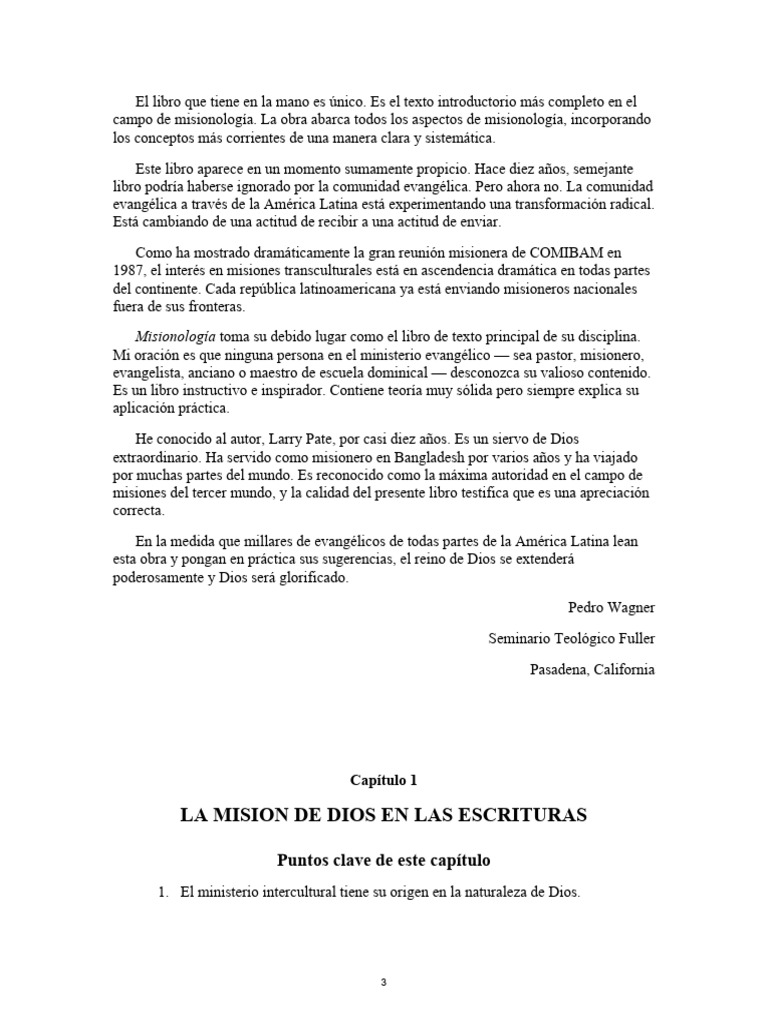 474619576 Misionologia Nuestro Cometido Transcultural Larry Pate PDF (1 ...