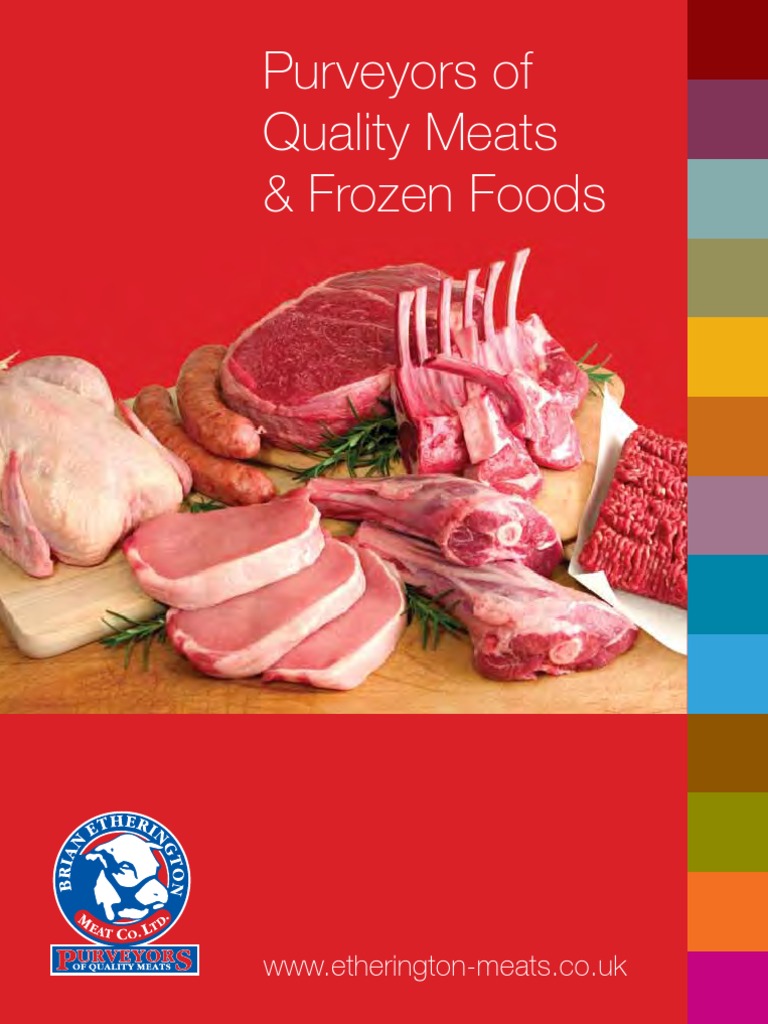 Brian Etherington Meat Co - Brochure | PDF | Steak | Cheesecake