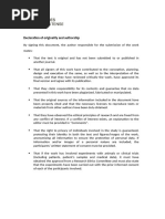 Author Contribution Statement Examples | PDF | Experiment | Simulation