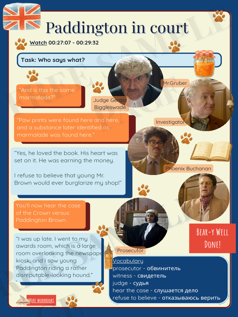 Paddington Sample | PDF