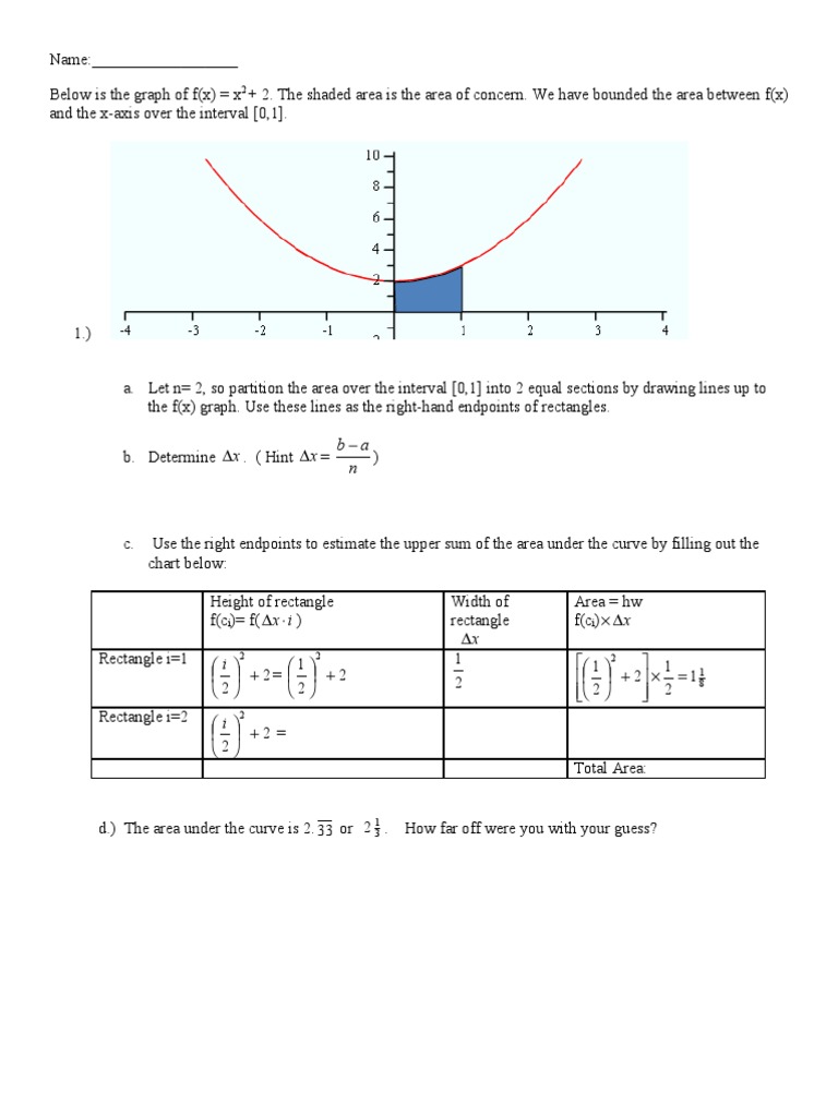 Integration Link To Riemann Sums | PDF | Summation | Integral