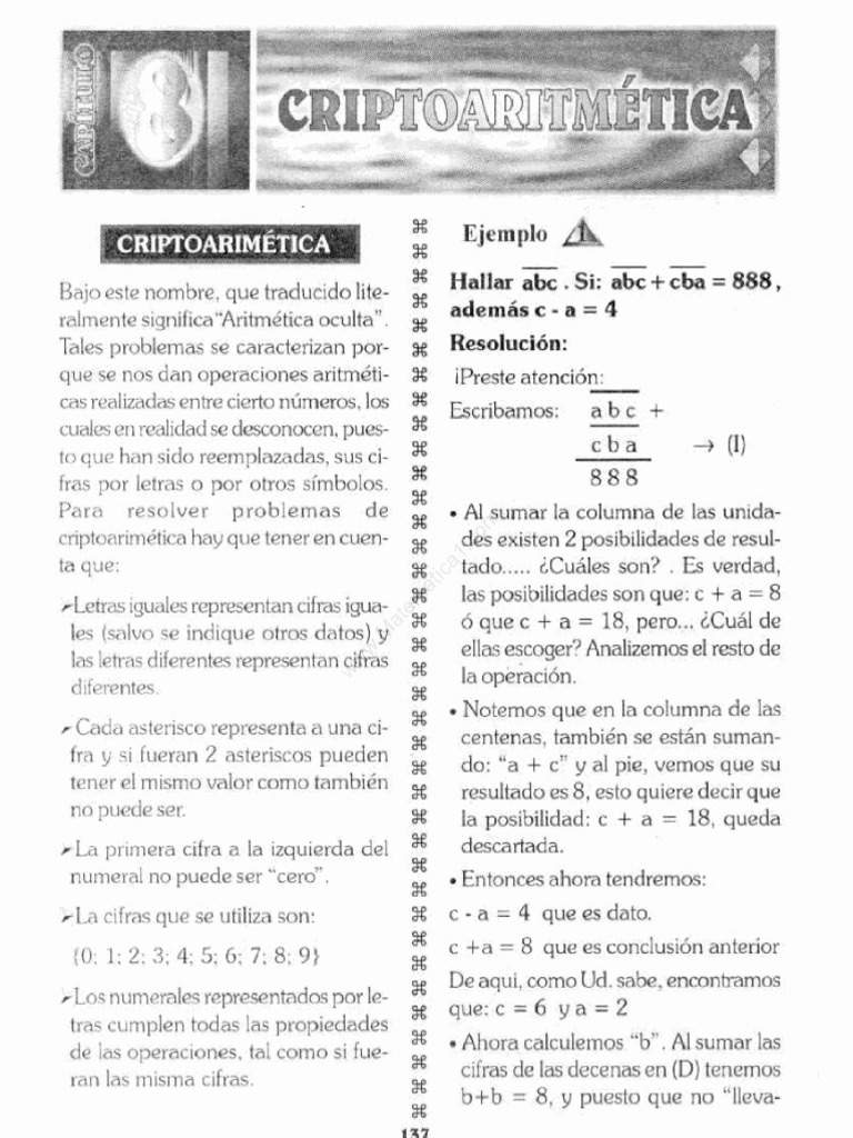 Criptoaritmetica | PDF