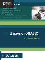 Introduction to QBASIC Programming | PDF | Basic | Computer Program