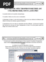 Guide d'utilisation de Latis Pro | PDF | Feuille de calcul | Bouton ...