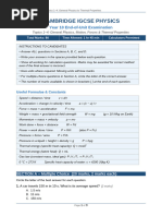 AQA GCSE Physics Paper 1 Topics List | PDF | Radiation | Heat Capacity