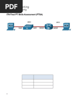 ITN 7.00 Final PT Skills Assessment Guide | PDF | Ip Address | Computer ...