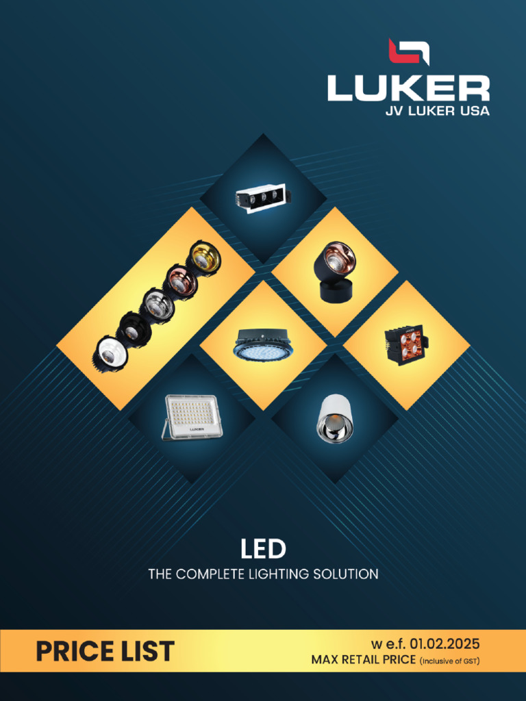 Luker Led Lights | PDF | Electrical Engineering | Equipment