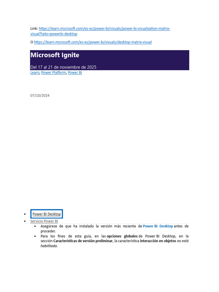 Microsoft Learn. (2024, 1 de Marzo) - Creación de Visualizaciones de ...