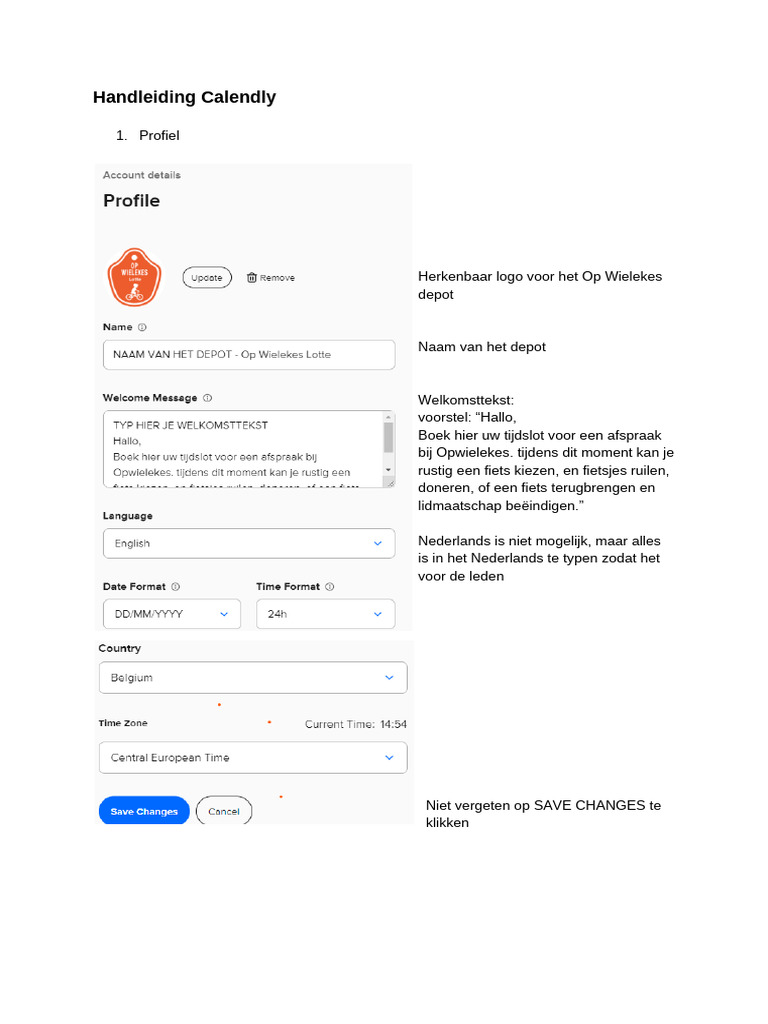 Handleiding Calendly | PDF