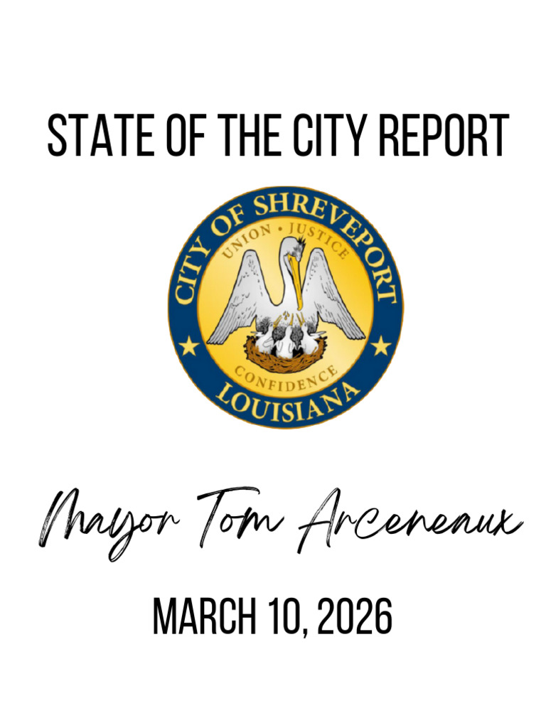 Shreveport State of The City 2026 | PDF | Airport | Emergency Medical ...