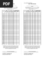 DTR - Daily Time Record (Form 48) | PDF