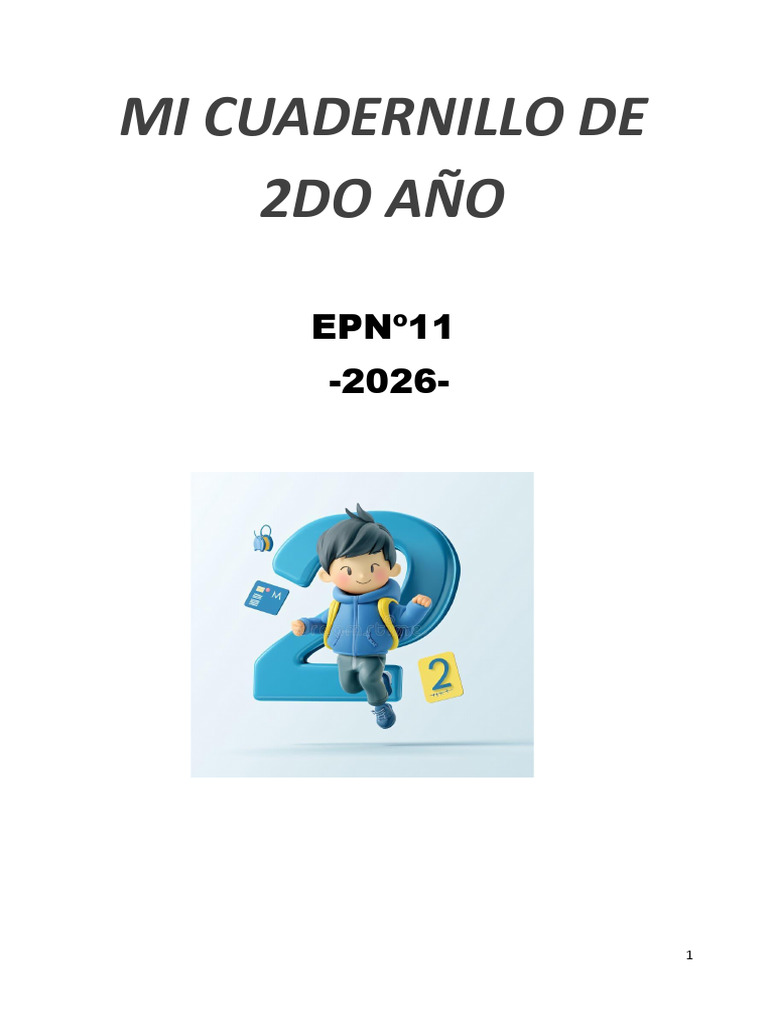 Mi Cuadernillo de 2do | PDF