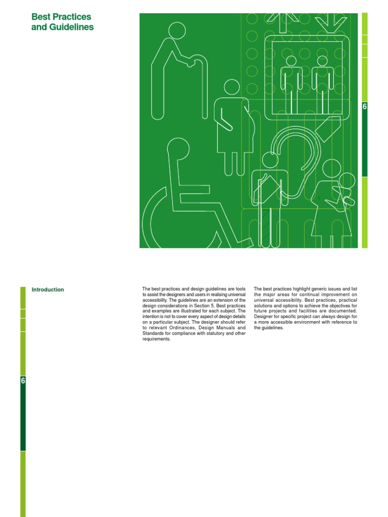 Universal Accessibility - Best Practices and Guidelines | PDF