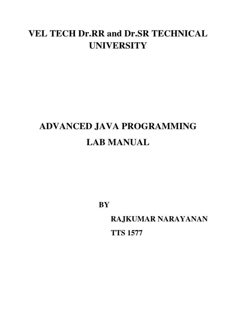 Java Lab Manual | PDF | Java Servlet | Web Development Java Lab Manual | PDF | Java Servlet | Web Development