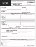 Affidavit for Delayed Birth Registration | PDF | Affidavit | Document