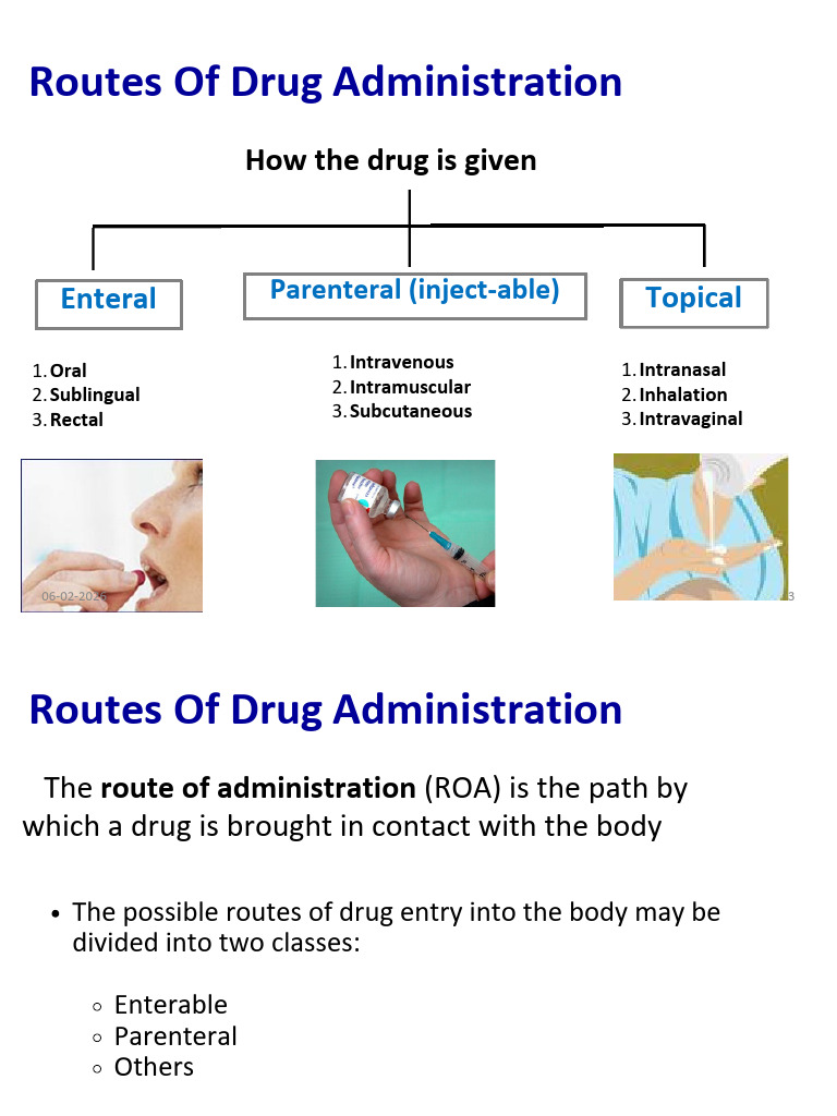 Routes of Administration 2025 | PDF | Topical Medication | Pharmacology