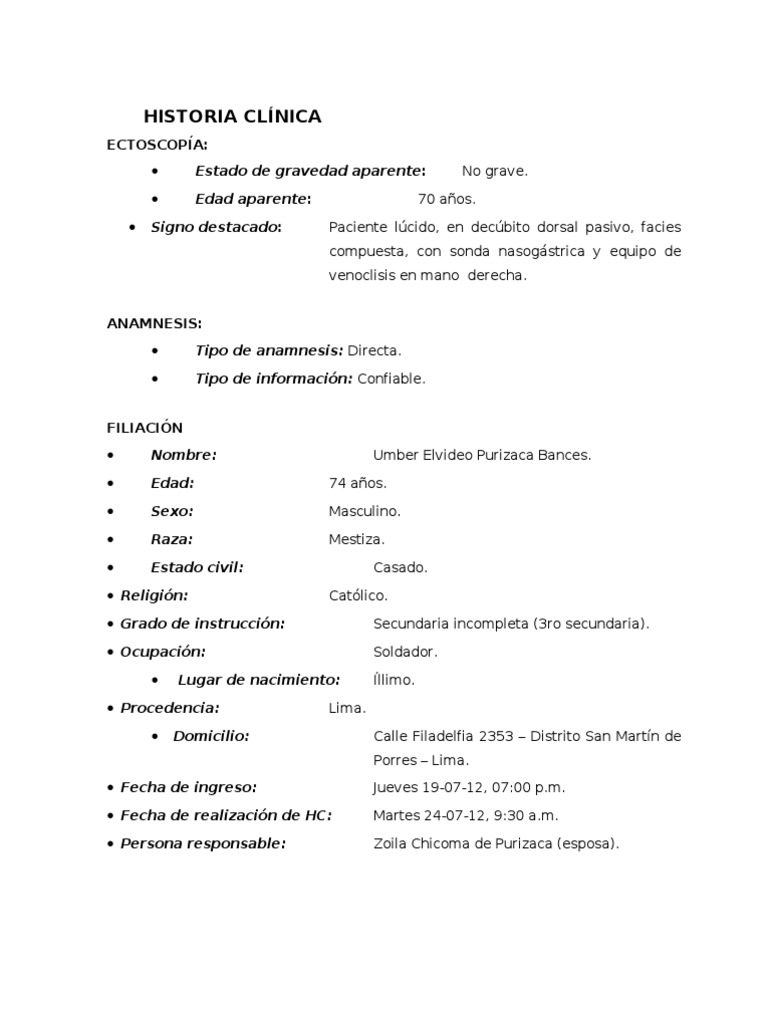 Facies Cushingoide en Historia Clínica | PDF | Medicina CLINICA ...