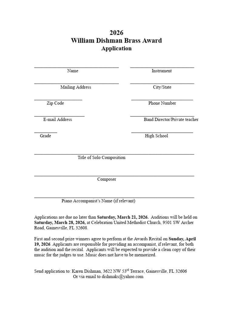 Dishman Application 2026 | PDF