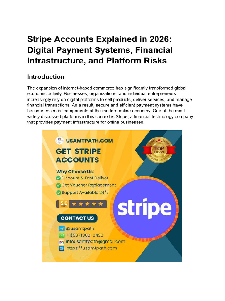 Online Payment Gateways and the Structure of Stripe Accounts | PDF ...