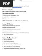 Peppered Moth Evolution Simulation Lab | PDF | Chart