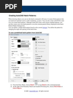 Chapter 10 Hatching Fill Patterns and Materials | PDF | Concrete
