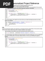 AP CSP Project Reference Template | PDF