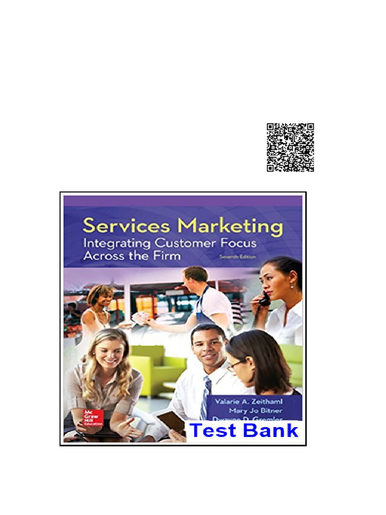 Services Marketing 7th Edition Zeithaml Test Bank | PDF | Accessibility ...